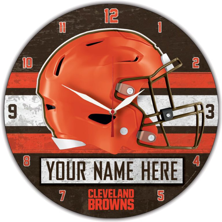Cleveland Browns Wall Clocks | American Football Accessories