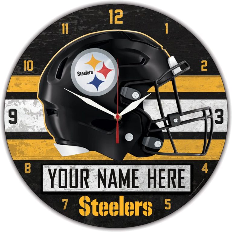Pittsburgh Steelers Clocks | American Football Accessories