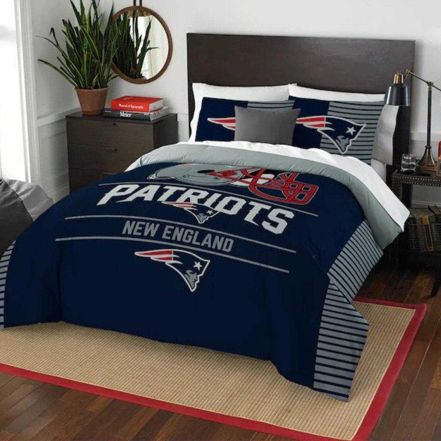 New England Patriots Bedding Set 2025 | Football Accessories